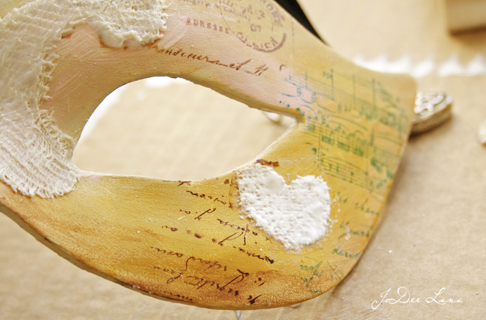 How to Make a Vintage Masquerade Mask – JoDee Luna Art