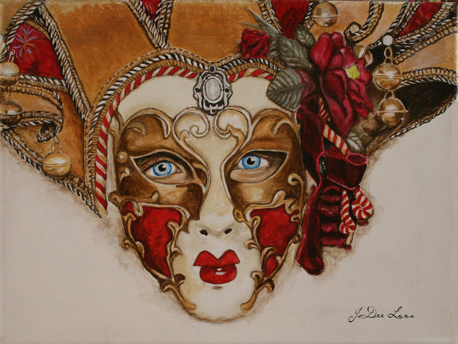How to Paint a Masquerade Mask – JoDee Luna Art