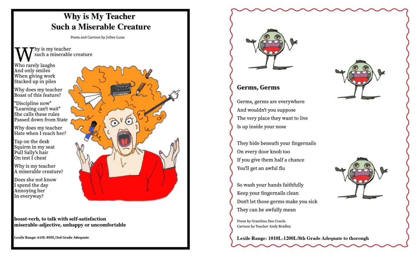 Whimsy and Wonder Poetry for Fluency Practice – JoDee Luna Art