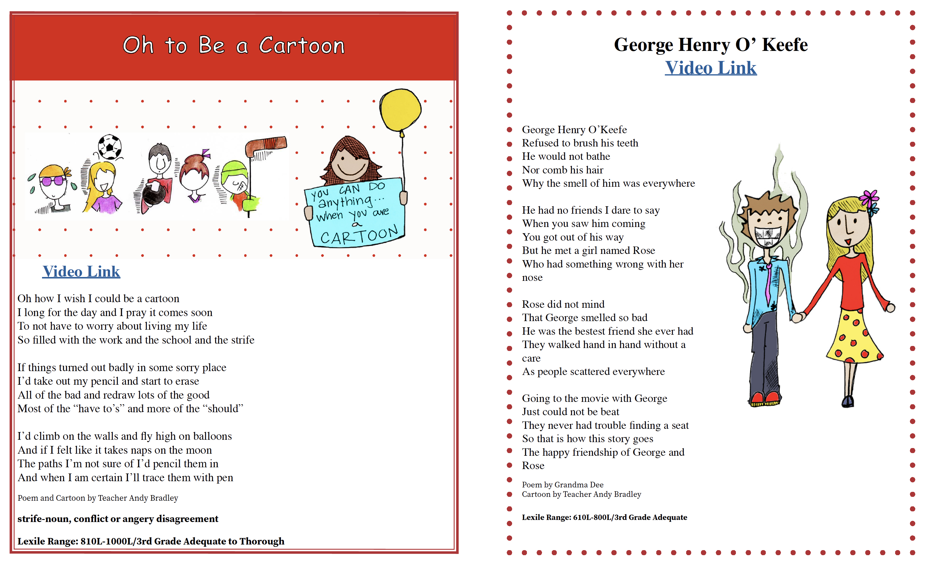 Whimsy and Wonder Poetry for Fluency Practice – JoDee Luna Art