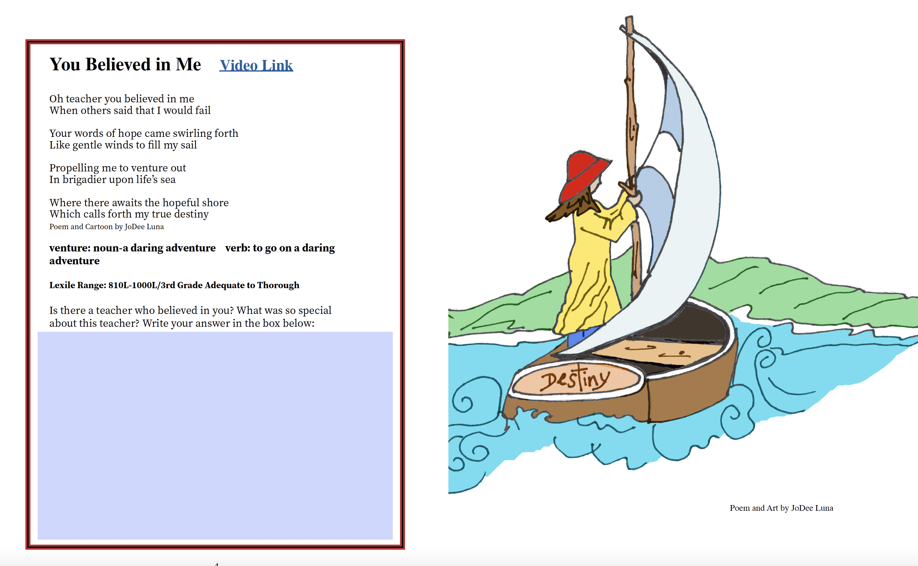 Whimsy and Wonder Poetry for Fluency Practice – JoDee Luna Art